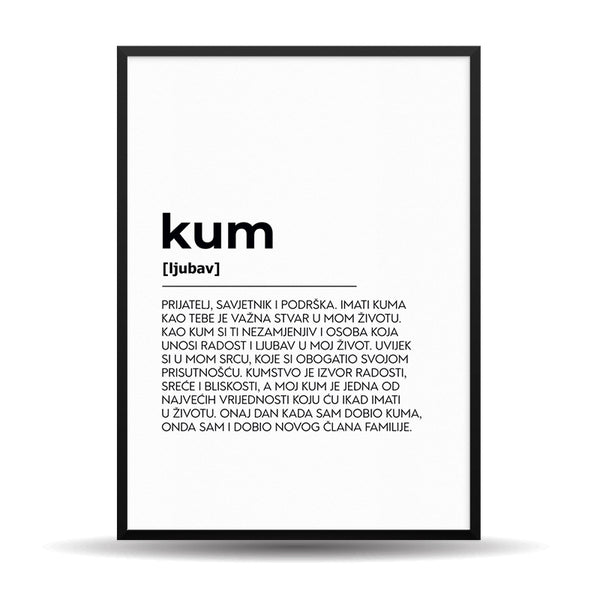 Definicija | Kum - Designio